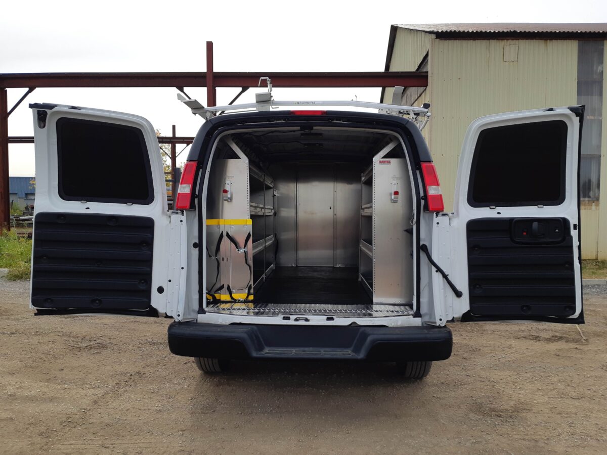 Custom Van Shelving - Fleet Outfitters